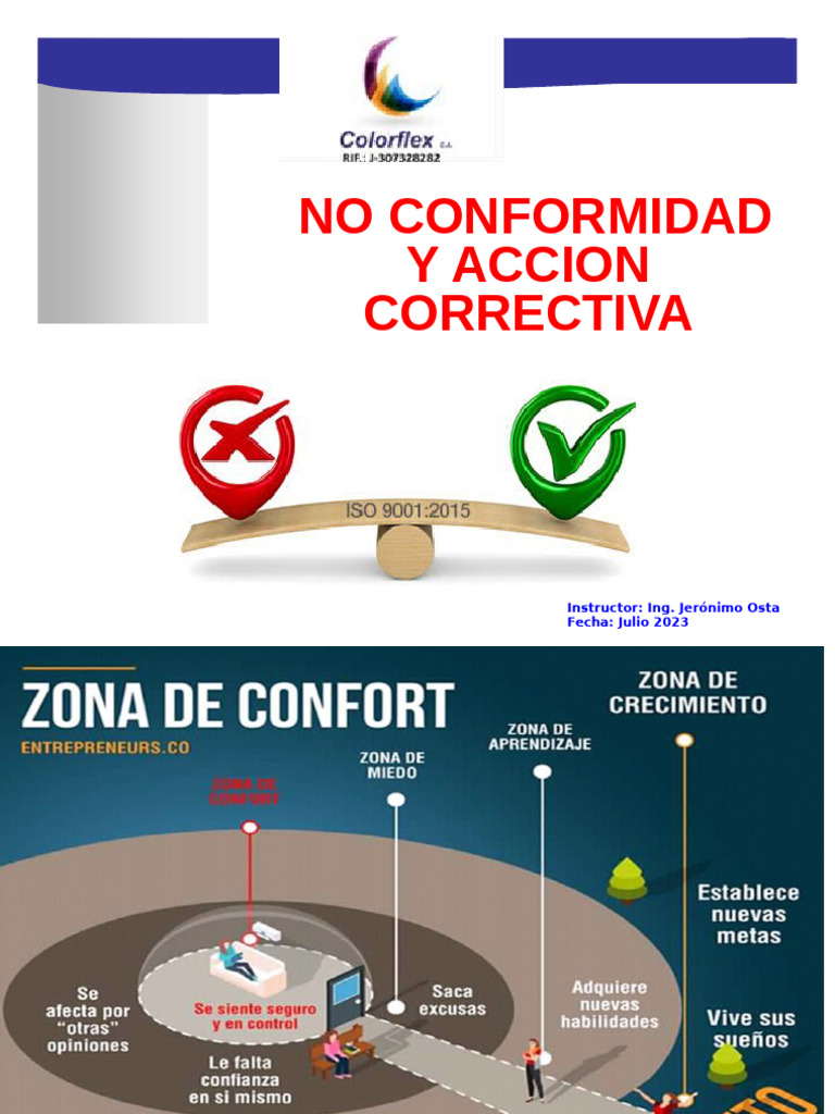 No Conformidad y Accion Correctiva | PDF | Sistema de manejo de calidad | Gestión de la calidad
