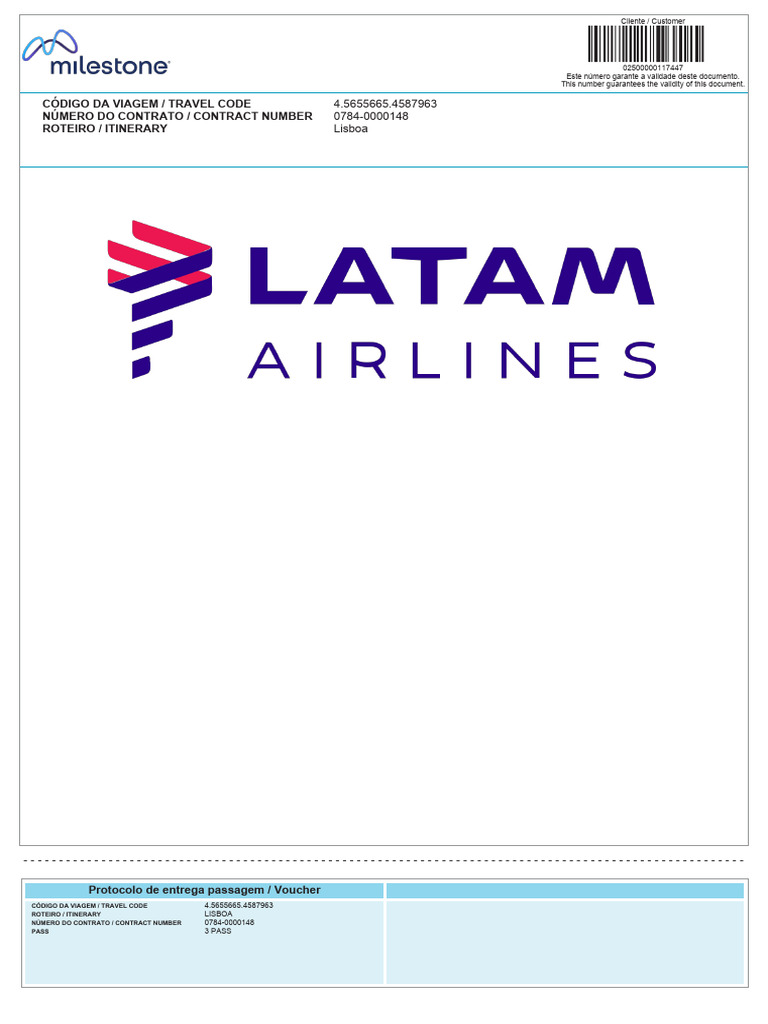 Voucher LATAM | PDF