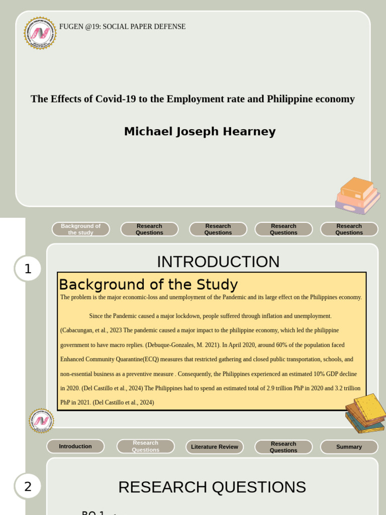 Social Paper Defense Presentation - MJ Hearney | PDF | Economies