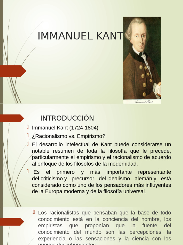 Emmanuel Kant | PDF | Immanuel Kant | A priori y a posteriori