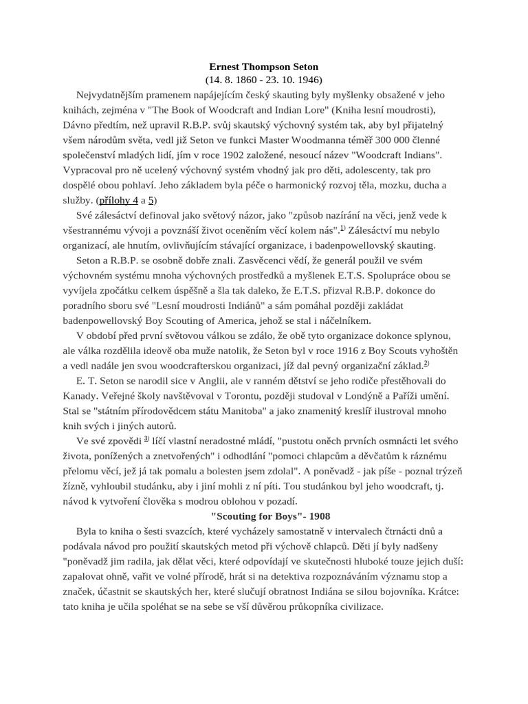 Ernest Thompson Seton | PDF