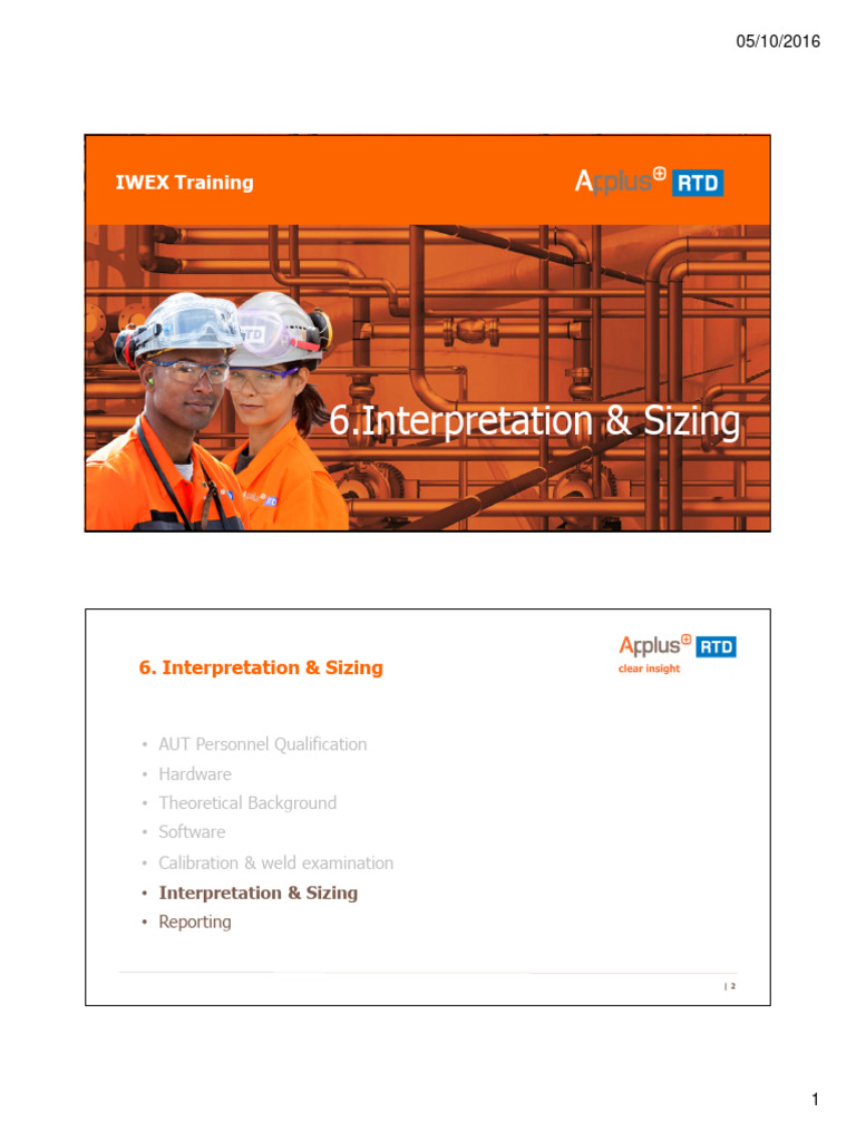 IWEX Training Chapter 06 Interpretation and Sizing Rev 2 | PDF ...