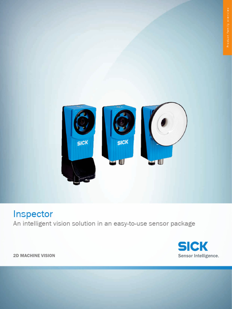 SICK Camera Family Overview Inspector | PDF | Sensor | Computing