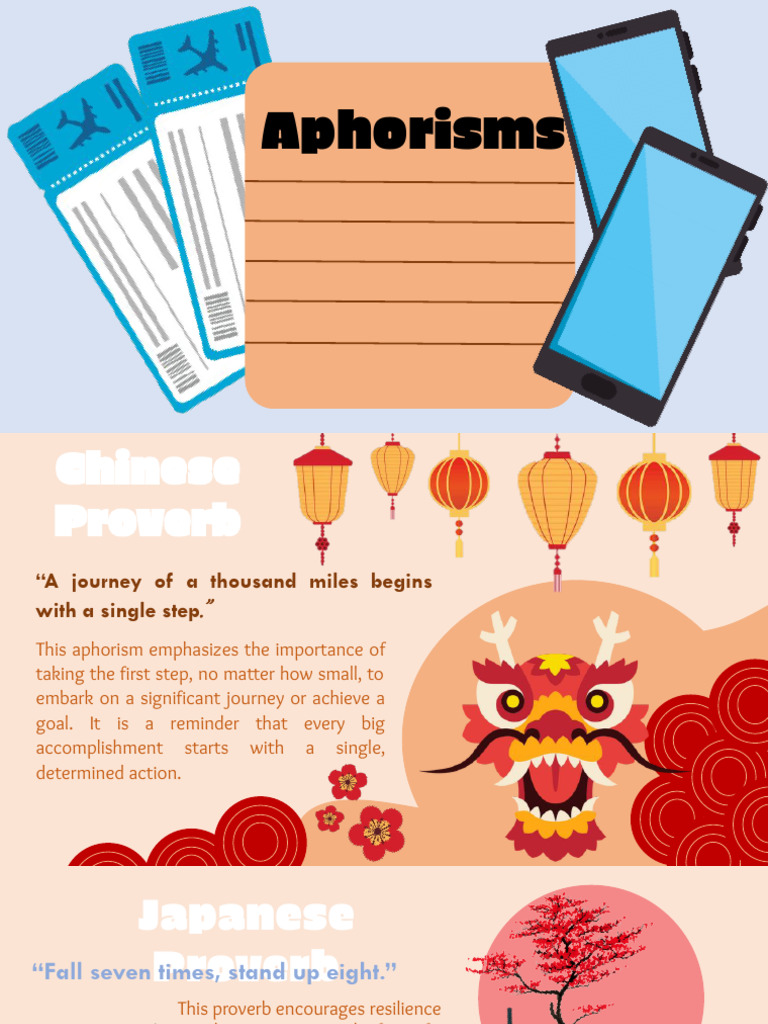 Aphorisms Presentation | PDF