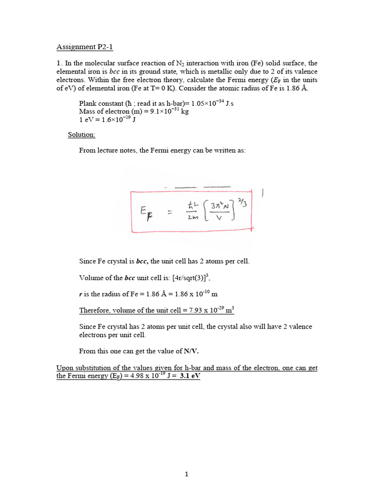 Assignment P2 1 Solutions Final | PDF