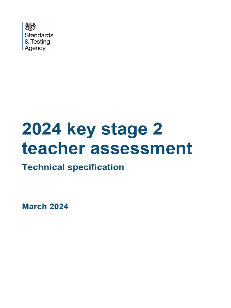 2024 KS2 Teacher Assessment Guide | PDF | Xml | Computing