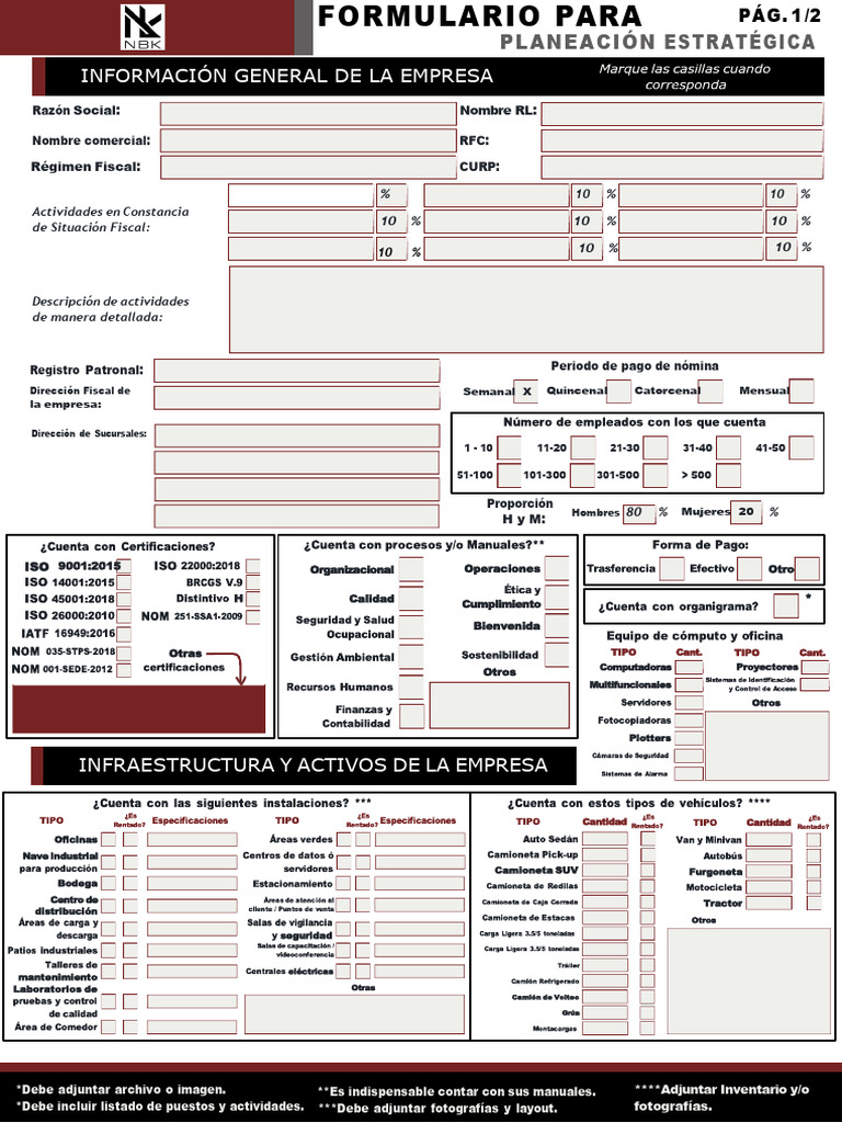 Formulario Primer Contacto NBK V2 | PDF | Software | Business