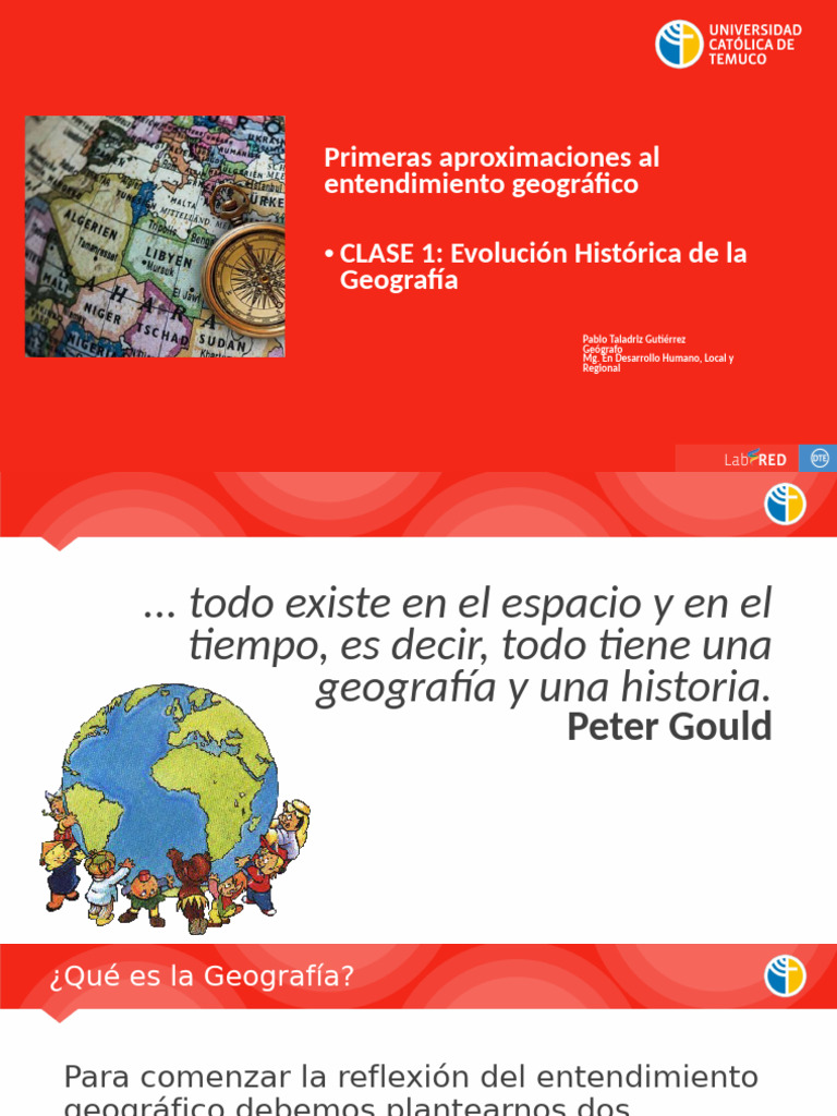 Clase 1 22 03 Evolución Histórica De La Geografía Pdf Geografía