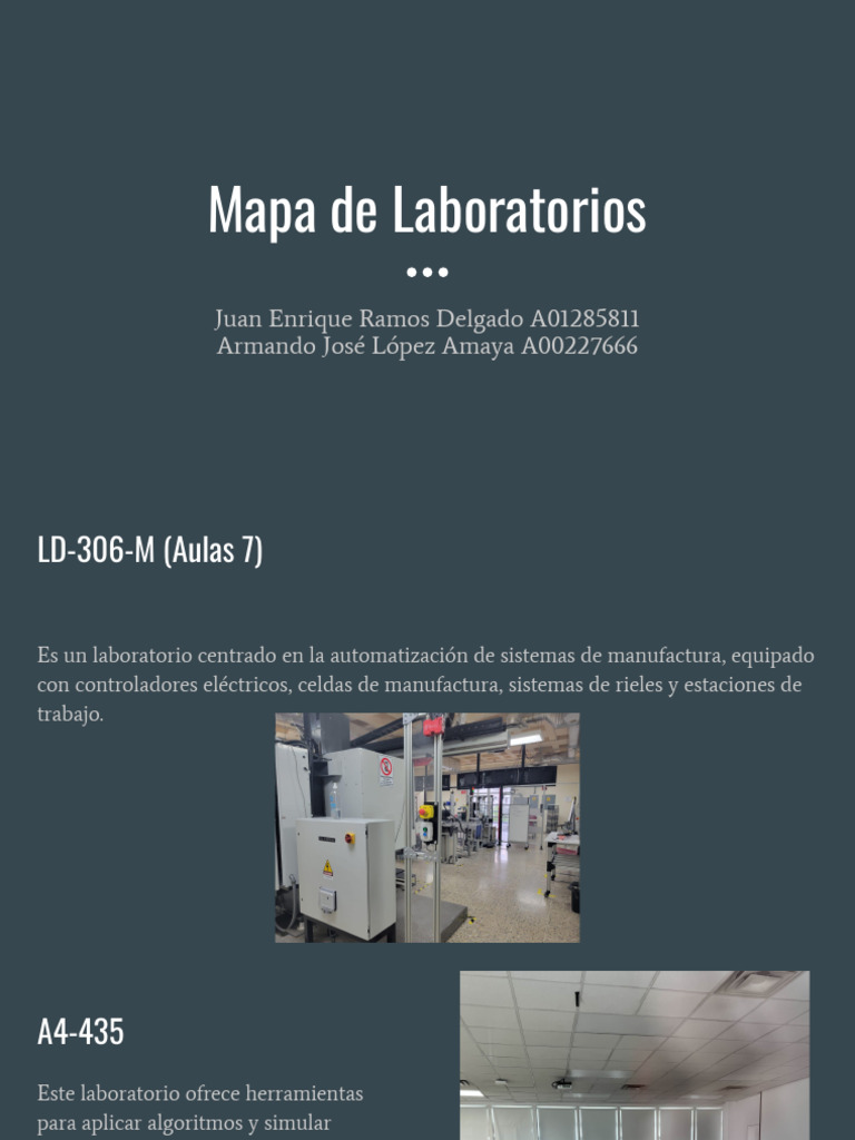 Mapa de Laboratorios | PDF | Laboratorios | Biotecnología