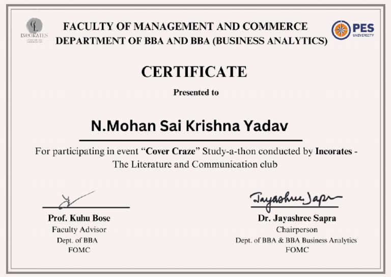 N.mohan Sai Krishna Yadav | PDF