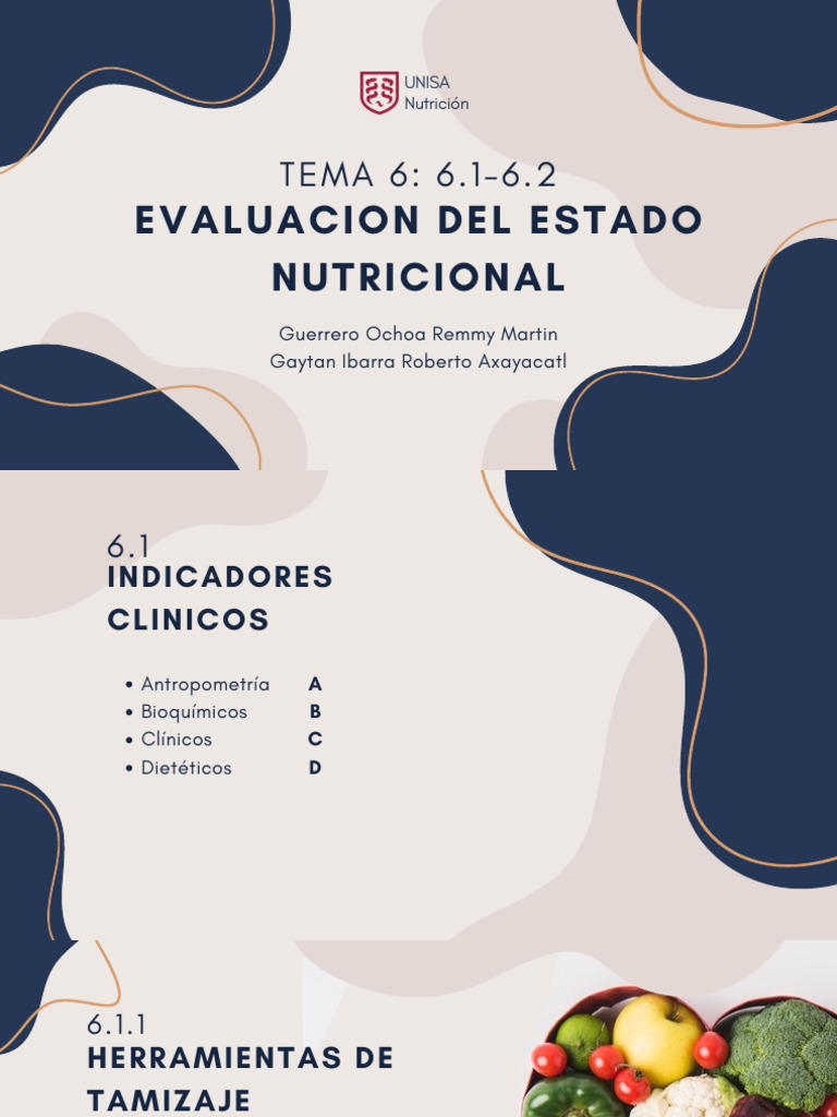 Evaluación Del Estado Nutricional | PDF | Pérdida de peso | Índice de masa corporal