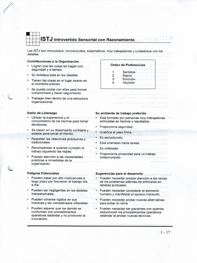 S04-Resultados Myers Briggs | PDF