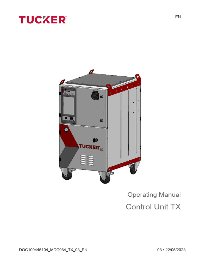 TX Control Operating Manual DOC100445104 | PDF | Welding | Construction