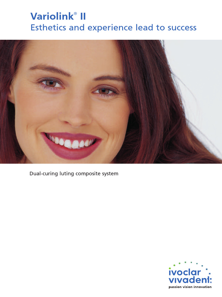 Variolink II | PDF | Dentistry Branches | Materials