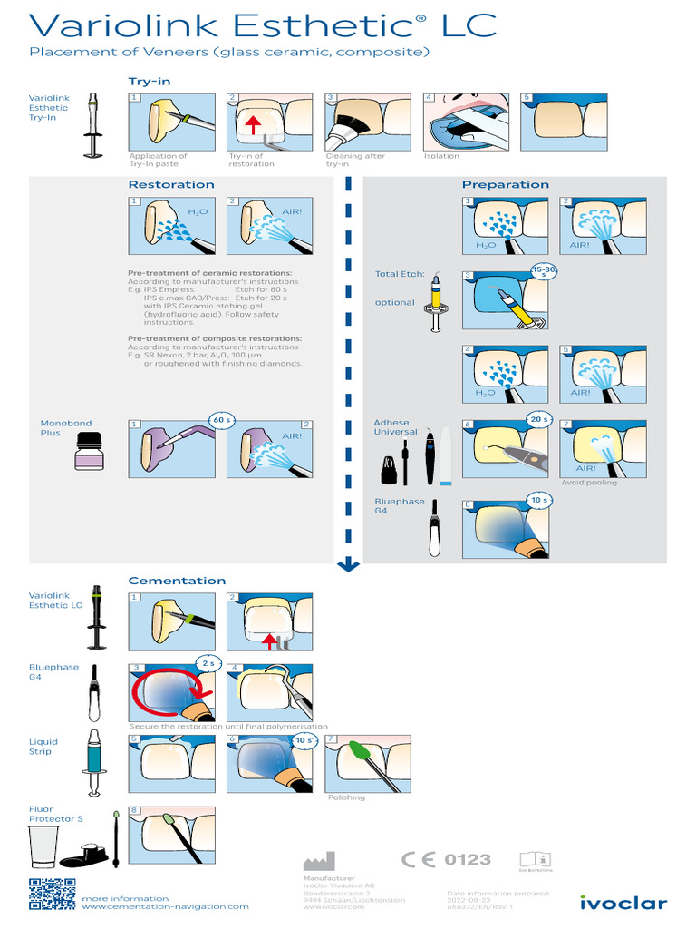 Variolink Esthetic LC EN 666332 REV1 23aug22 | PDF | Chemical ...