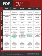 Food Time Table | PDF