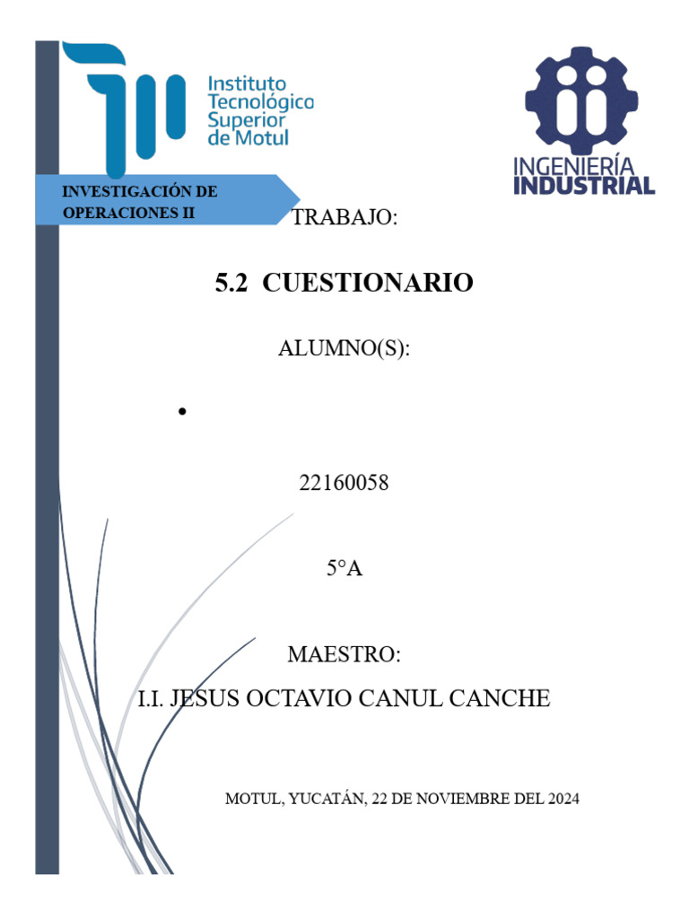 II5A - I.D.OII. U5 - 5.2 Cuestionario - Pech Fredy | PDF | Servidor (Computación) | Informática
