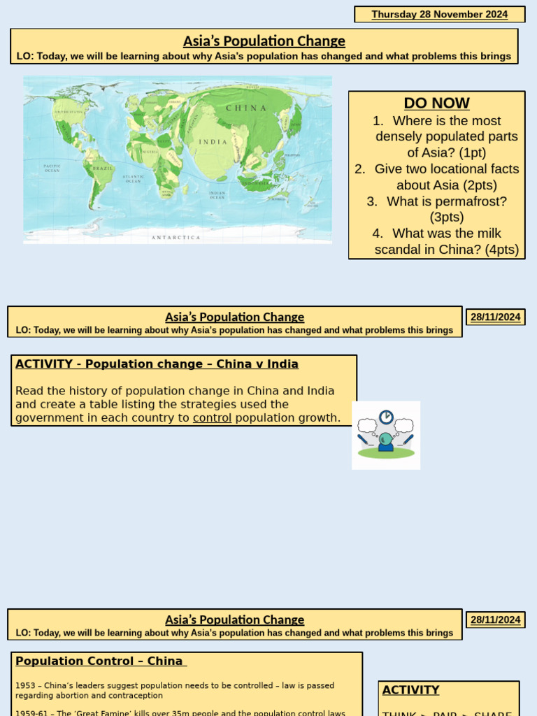 Asia's Population Dynamics and Challenges | PDF | Family Planning ...
