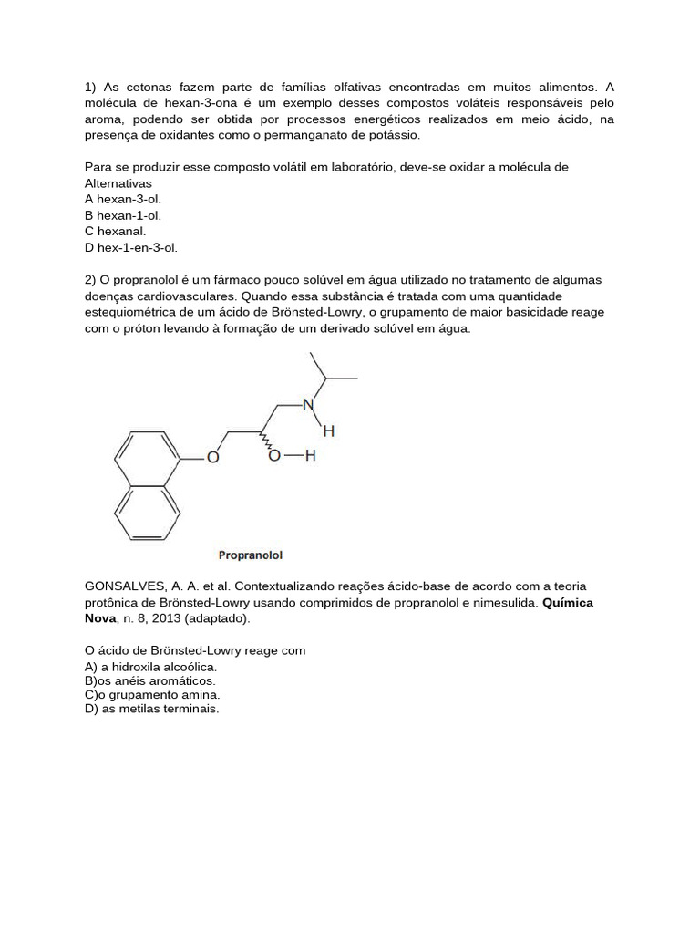 Cetonas e Feromônios: Química e Funções | PDF