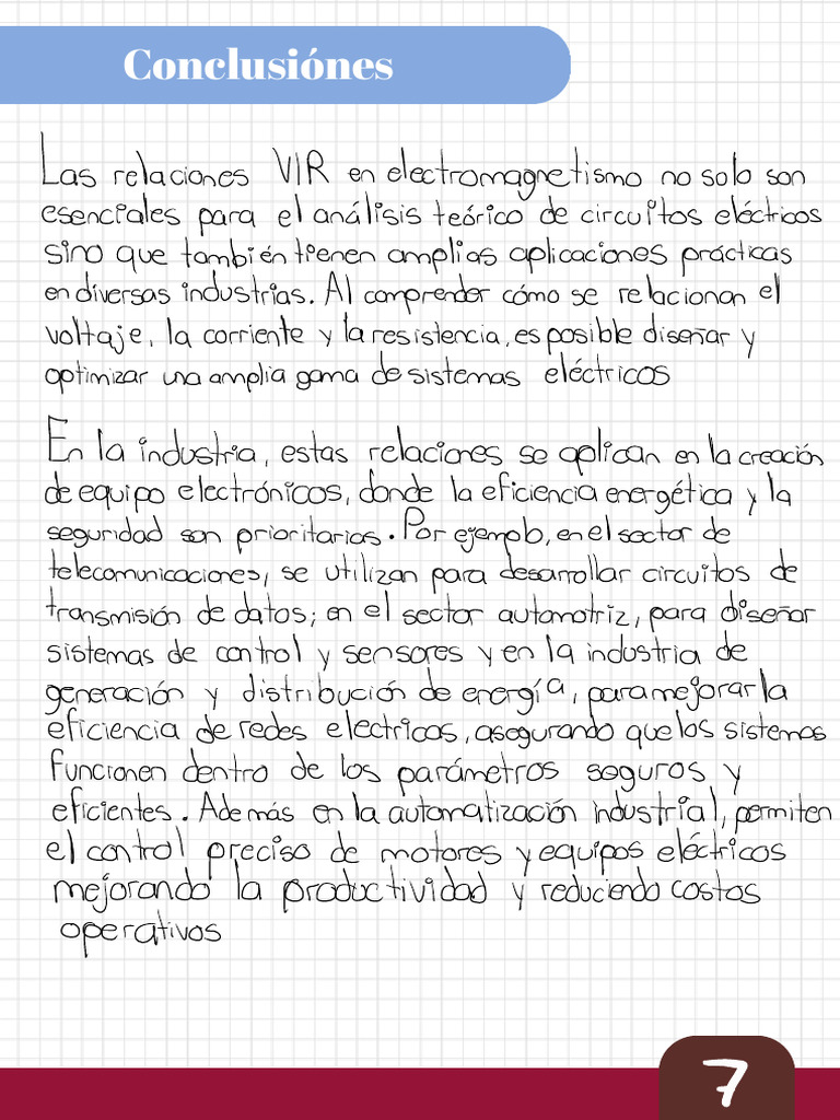 Relaciones VIR en Electromagnetismo y Aplicaciones | PDF