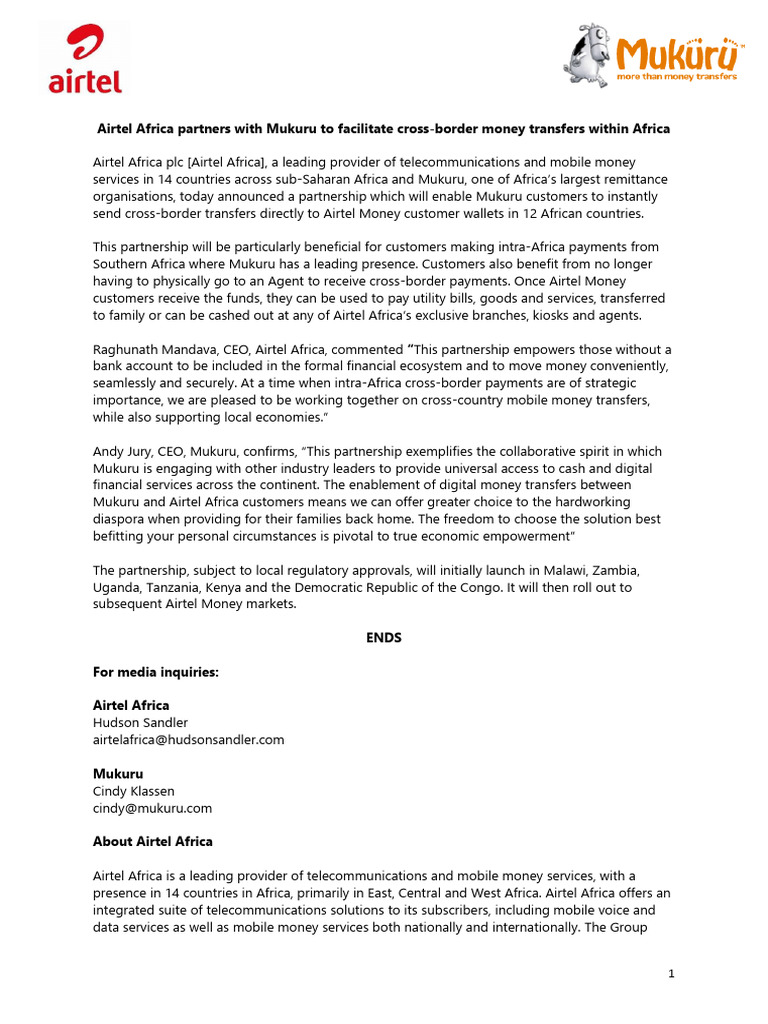 Mukuru Partnership English | PDF | Africa | Service Industries