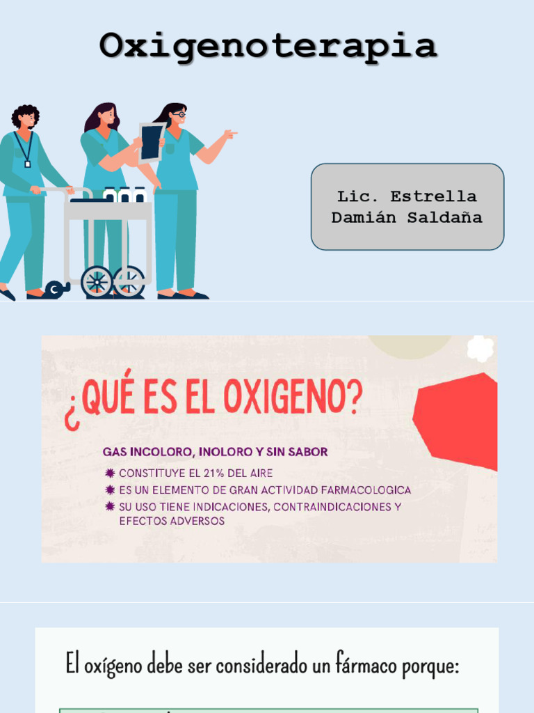 Oxigenoterapia Clase | PDF