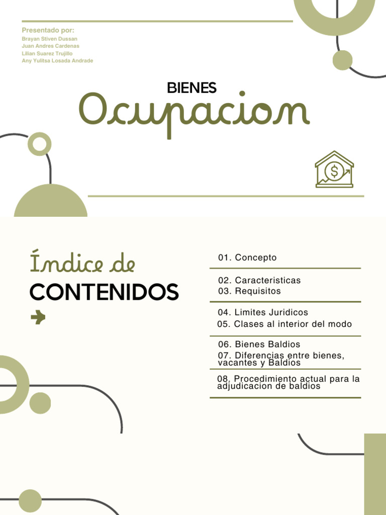 Ocupacion-Bienes 2023-2 | PDF | Propiedad | Bienes (Ley)