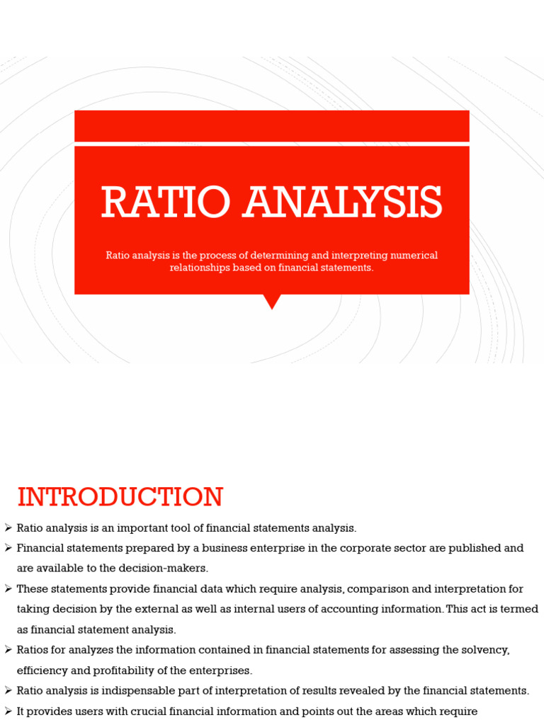 RatioAnalysis Notes | PDF | Equity (Finance) | Balance Sheet
