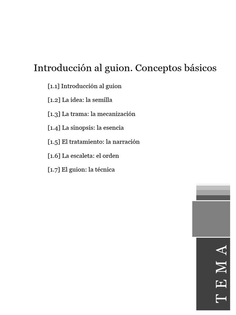 Creación de La Trama Clase 1 | PDF | Narración