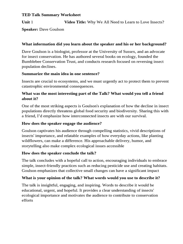 TED - Talks Review 2 Kuksa Serhii PHD 5 | PDF