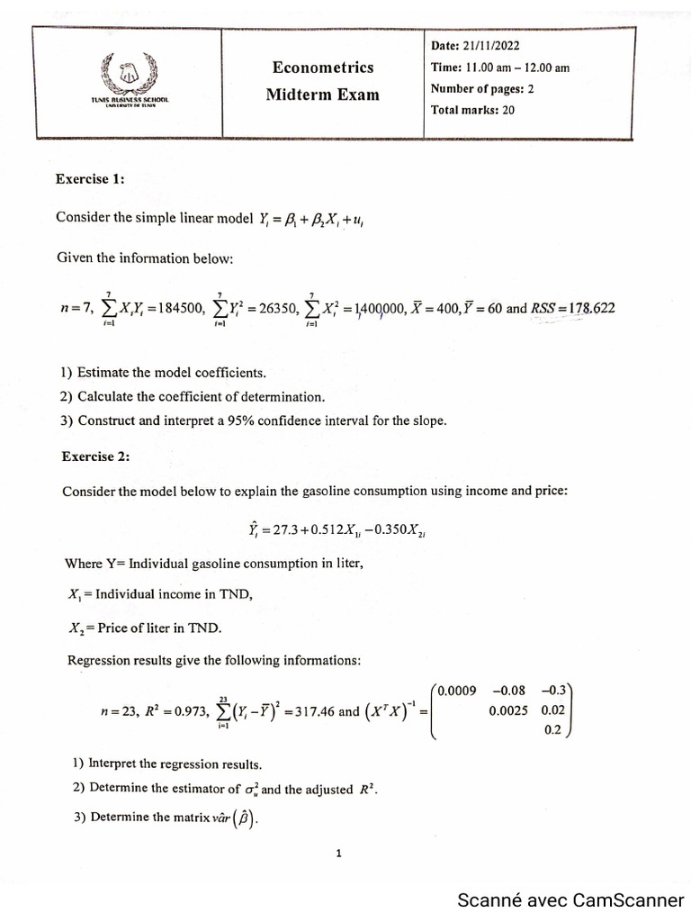 Midterm Econ 2022 | PDF
