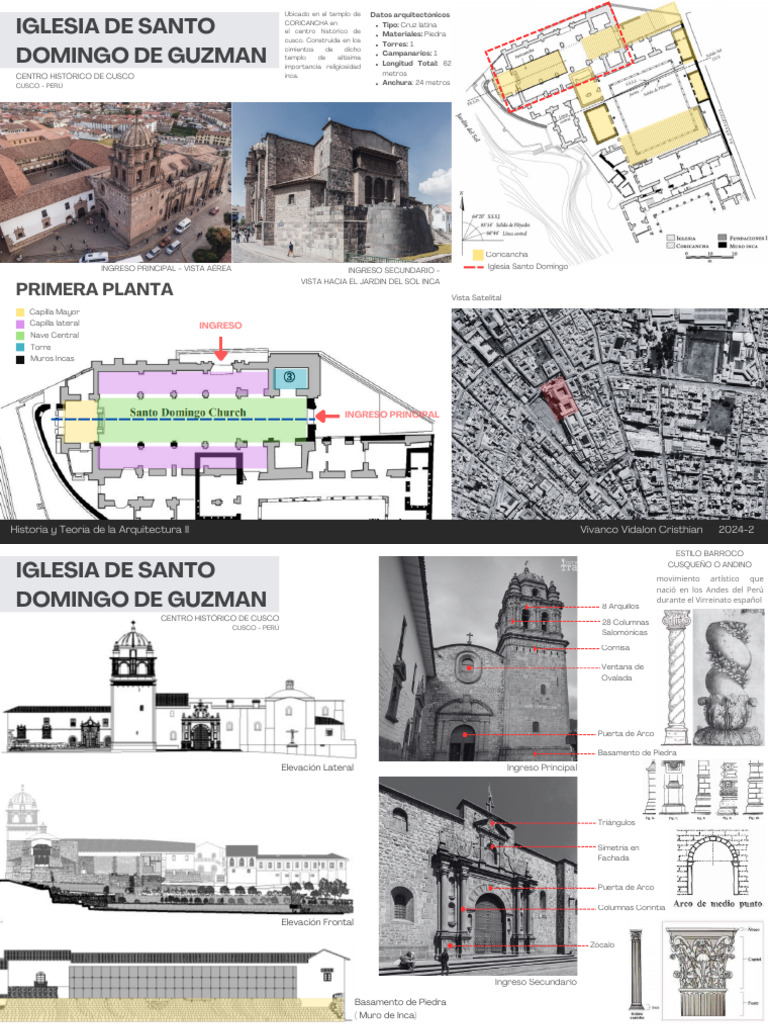 Iglesia Santo Domingo en Cusco | PDF | Iglesia (edificio) | Diseño ...