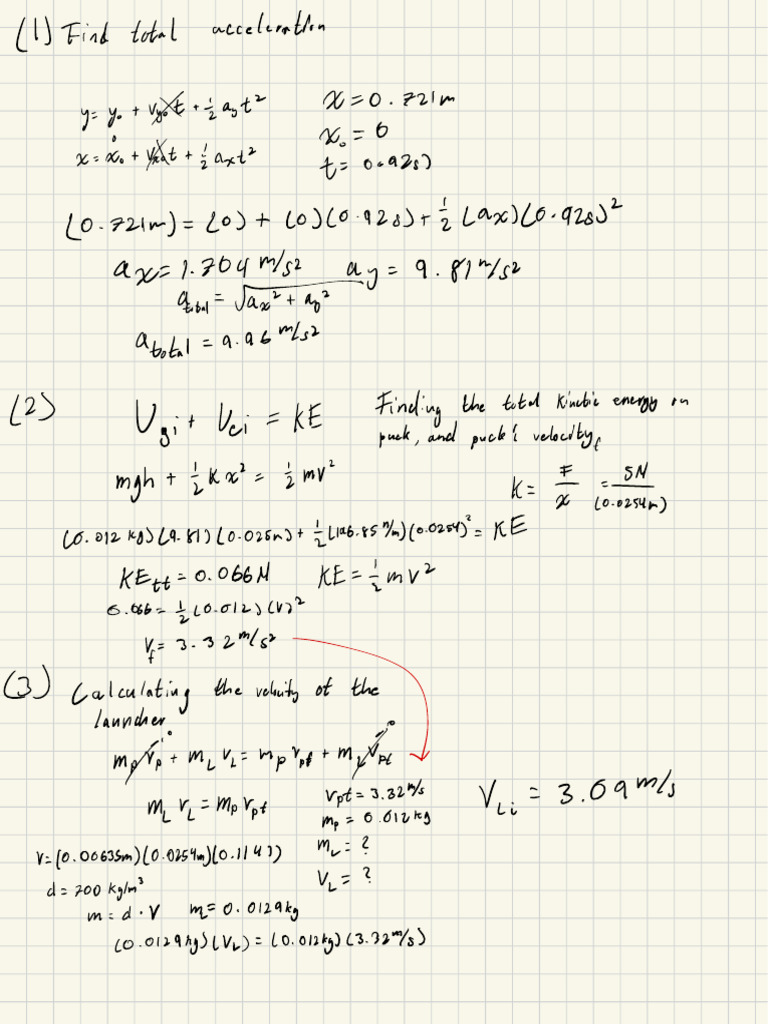 Calculations | PDF | Physical Quantities | Physics