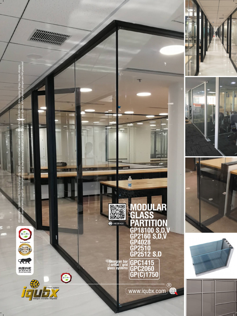 IQUBX Innovative Greenpro Glass Partitions Jan2023 | PDF