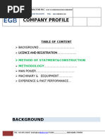 Construction Company Profile Template Word | PDF