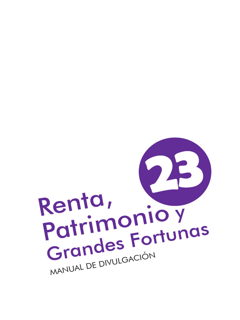 2af3 - Cyf Ud3 Manual Divulgacion Renta2023 | PDF | Impuestos | Pagos