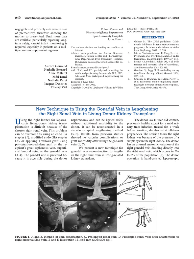 New - Technique - in - Using - The - Gonadal - Vein - In.21 | PDF ...