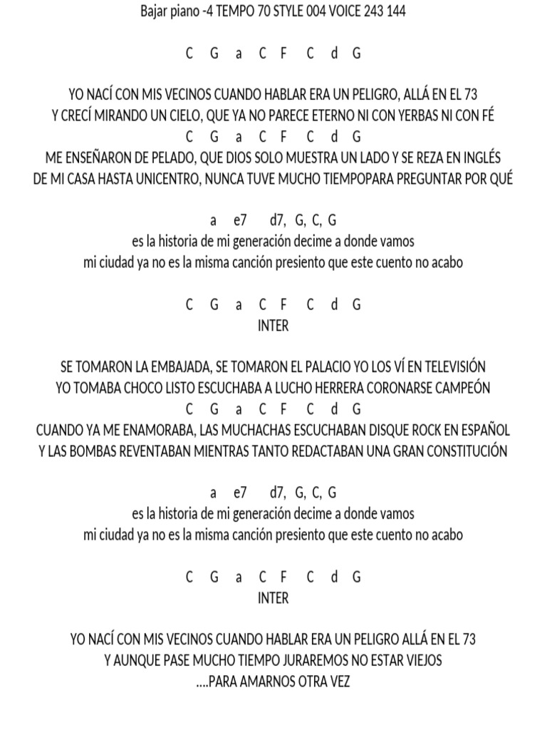 Mi Generacion | PDF