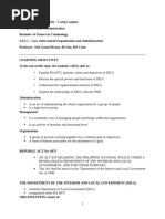 DILG Organizational Structure Overview | PDF | Fire Safety | Metro Manila