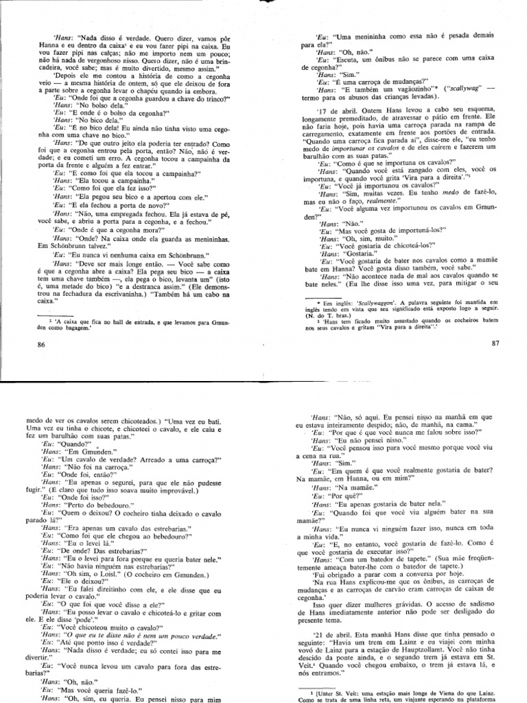 Texto 7 Freud Caso Hans Final | PDF