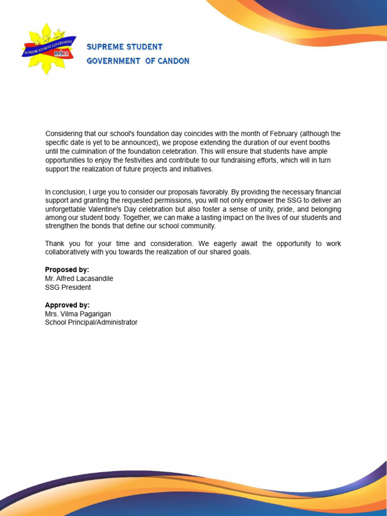 SSG Candon Request Letter | PDF