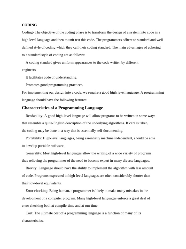 Coding Pdf Computer Programming Software Testing
