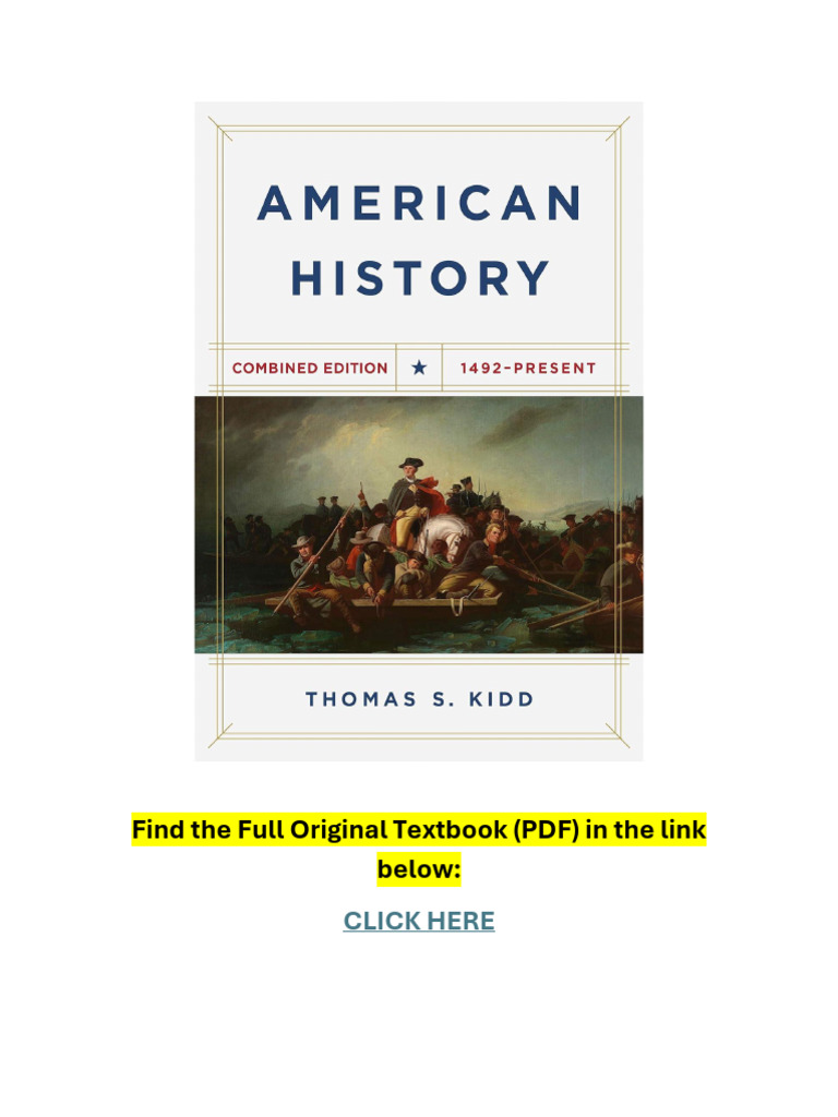 American History: 1492 to Present PDF | PDF | European Colonization Of ...