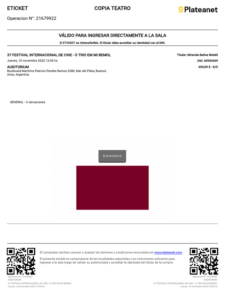 ENTRADA Trio o Bemol | PDF