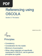 OSCOLA Quick Guide 2022 23 | PDF | Case Citation | Citation