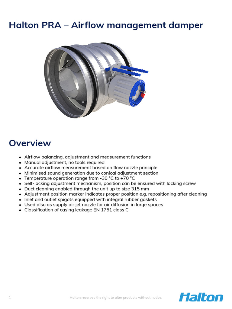 PRA en | PDF | Duct (Flow) | Mechanical Engineering
