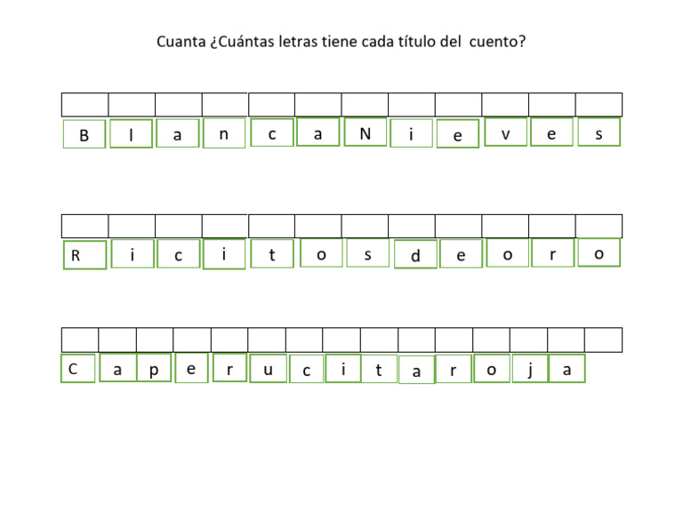 Cuenta y Escribe | PDF