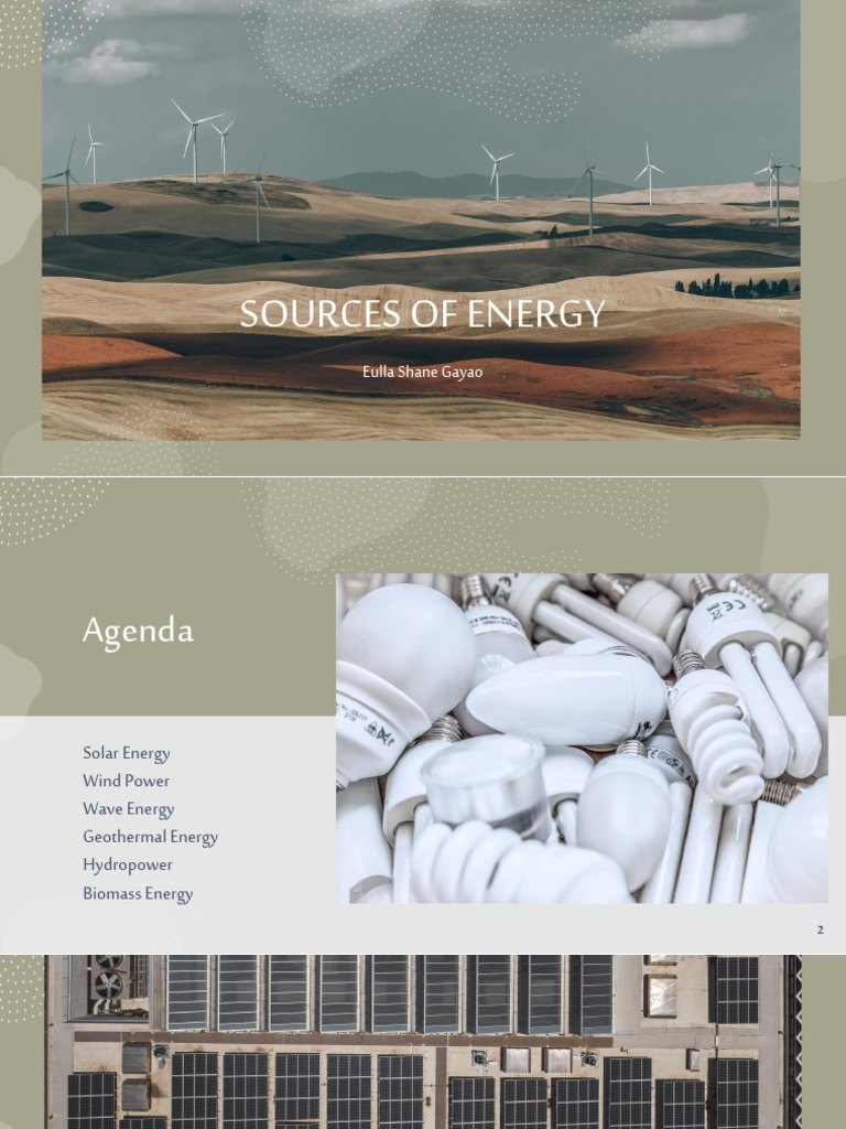 Session 4 SOURCES OF ENERGY | PDF | Solar Power | Hydroelectricity