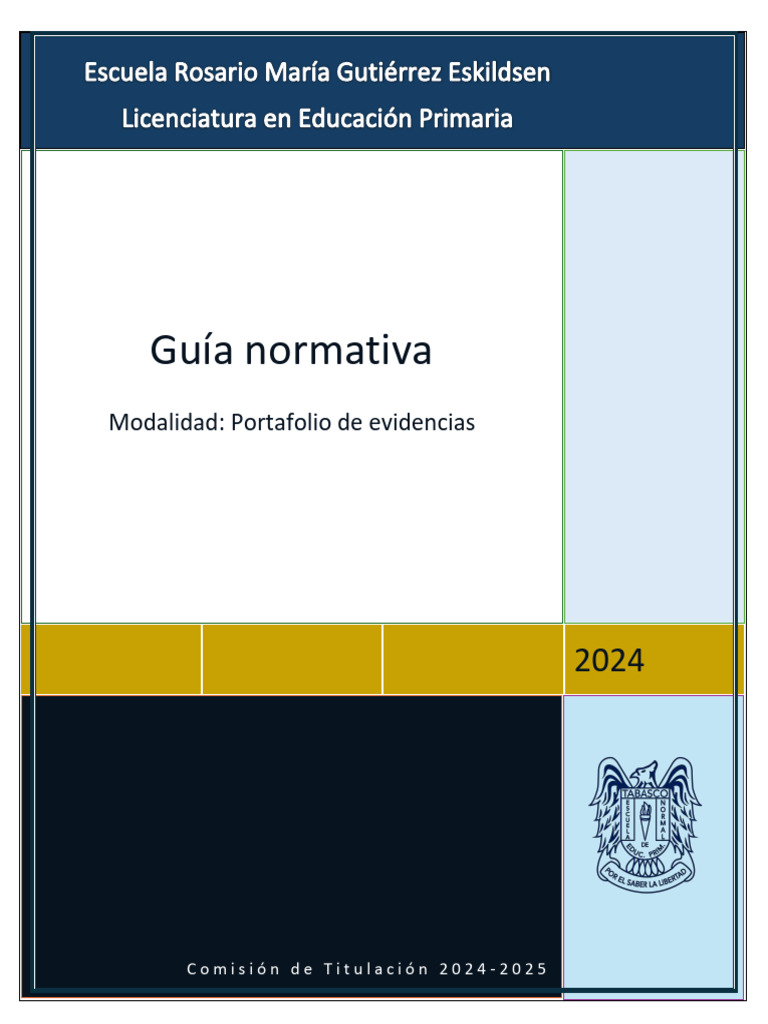 Guía - Portafolio de Evidencias 2024-2025 | PDF | Evaluación | Estilo apa