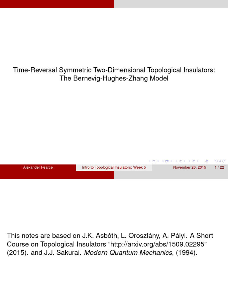 Time Reversal Symm 2d Topological Insulators Pdf Spin Physics Applied Mathematics